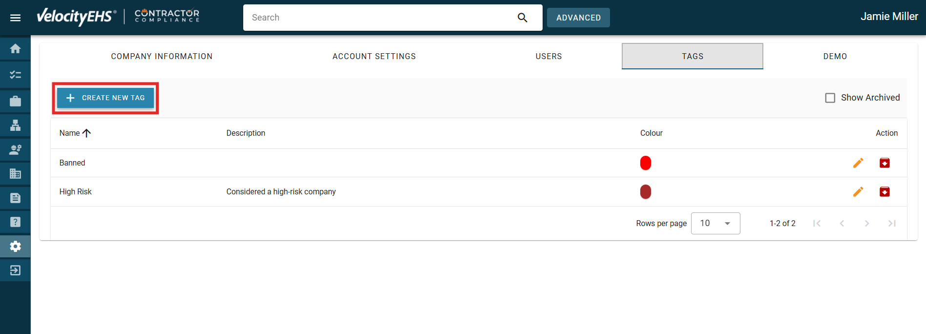 Creating New Tags – Knowledge Base