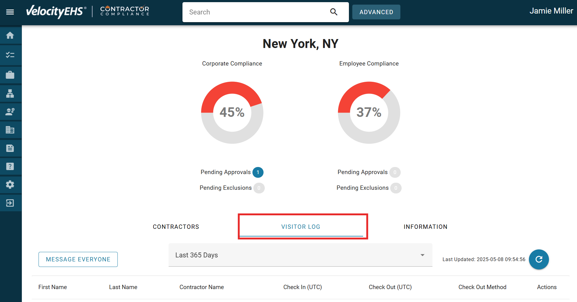 How To See Visitor Logs for Badging – Knowledge Base